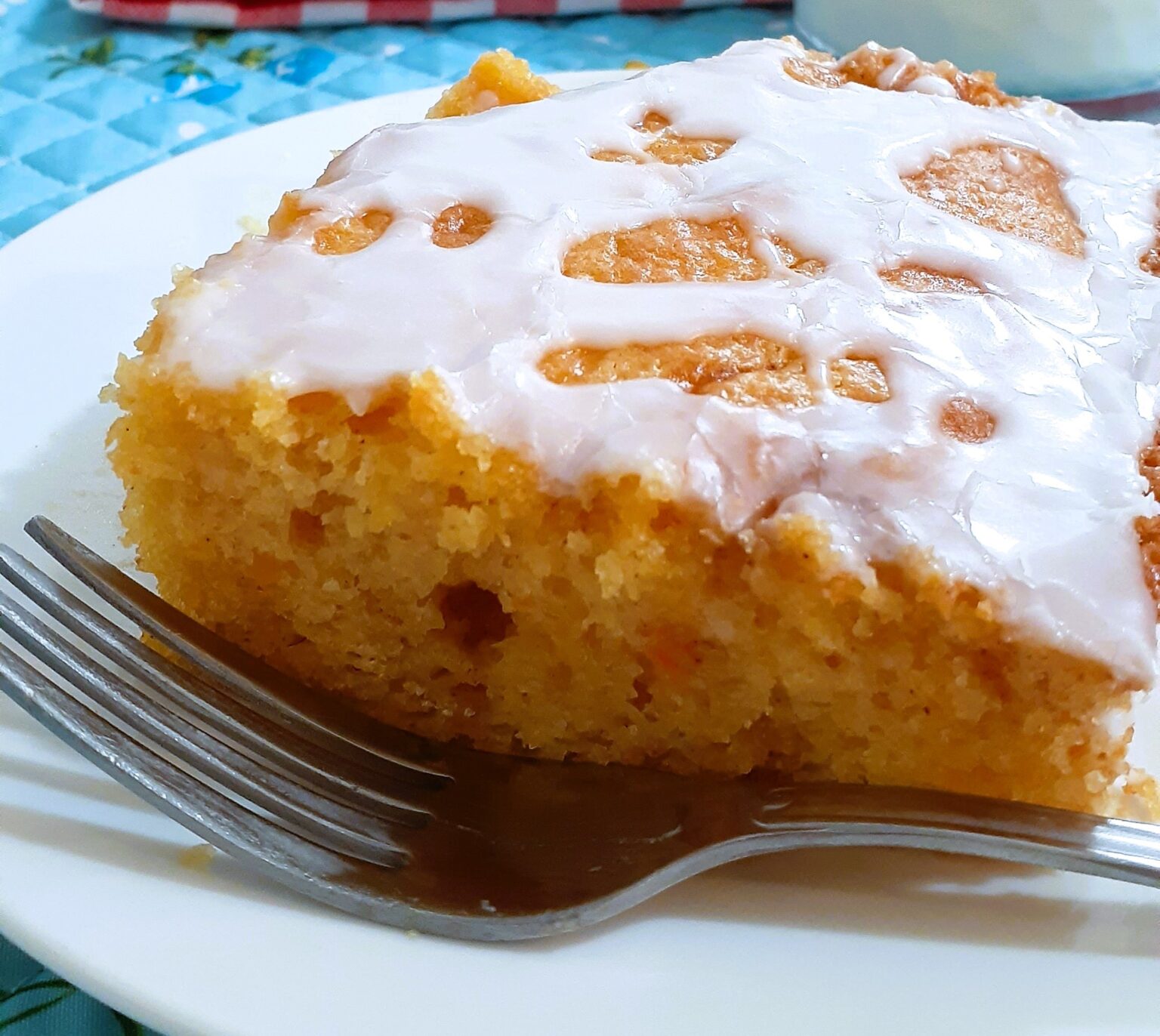 Sweet Potato Honeybun Cake - Homestead Goddess